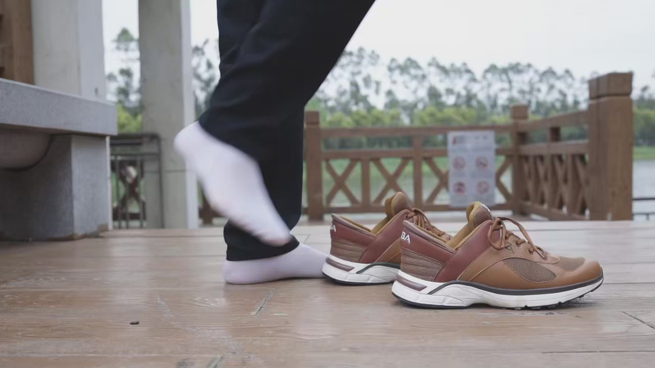 Brown Zeba Shoes - Hands Free Sneakers