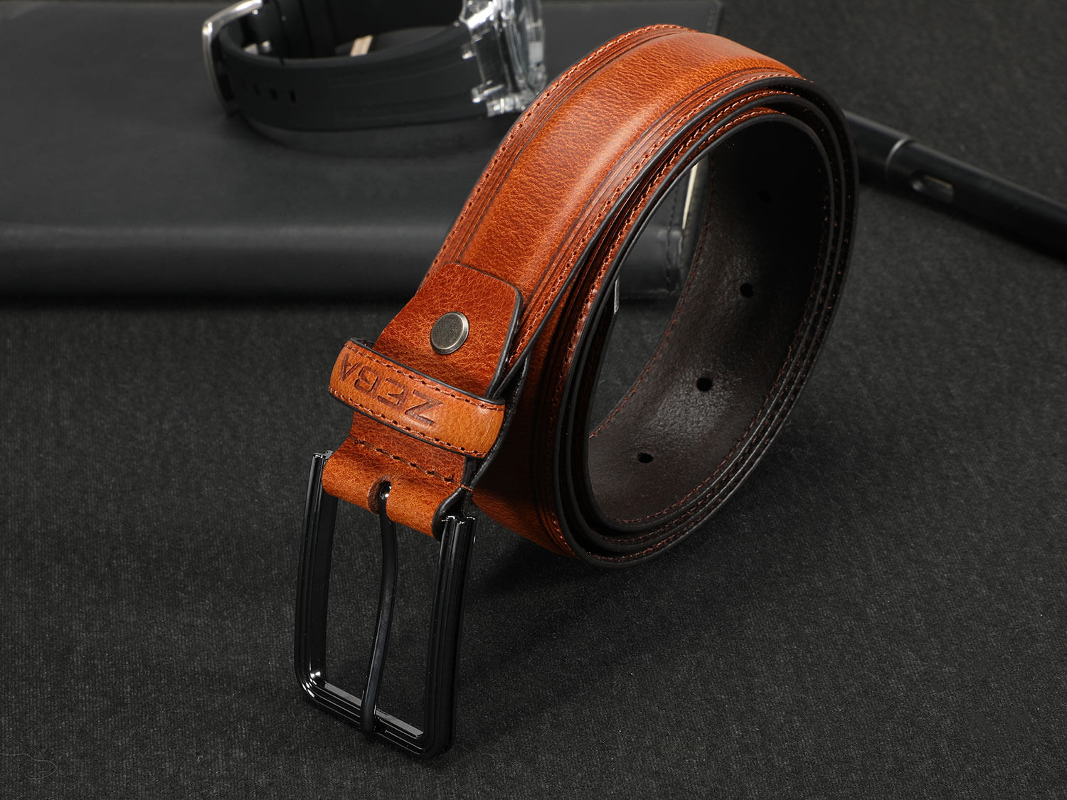 Zeba Fine Leather Belt – Zeba Shoes