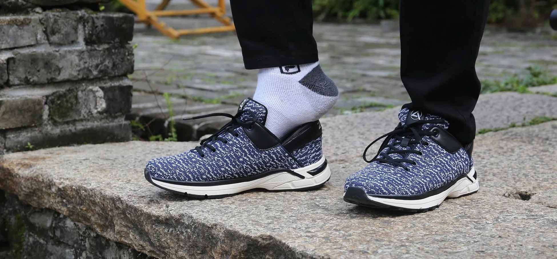 Hands-free Sneakers you can put on without bending down! – Zeba Shoes